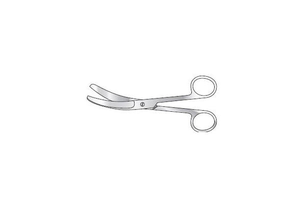 Busch Umbilical Scissor Stainless Steel Gynecology Instruments Peak