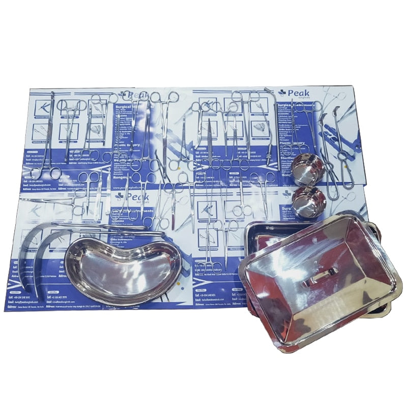 Appendectomy And Hernia Set Stainless Steel Surgical Instruments
