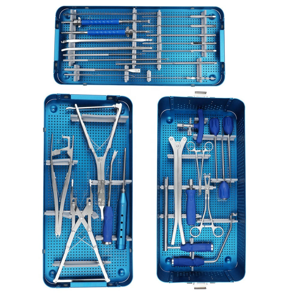 Spinal Pedicle Screw System Instrument Set Orthopedic Surgical implant ...
